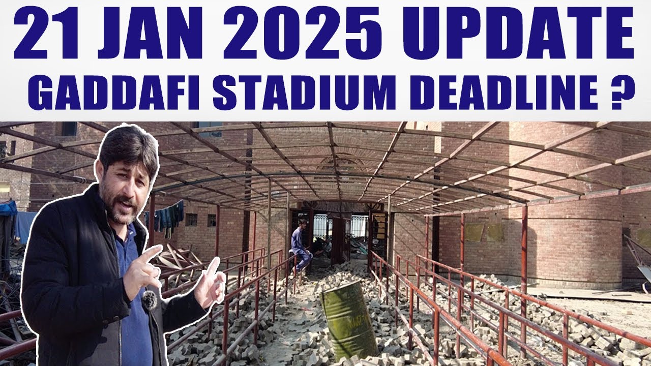 Gaddafi Stadium renovation latest update from outside special vlog ...