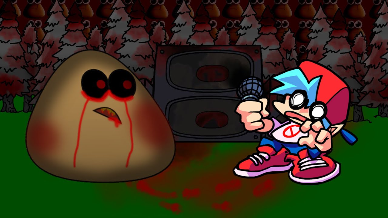 FNF vs POU.EXE - MURDER (FNF Mods) - YouTube