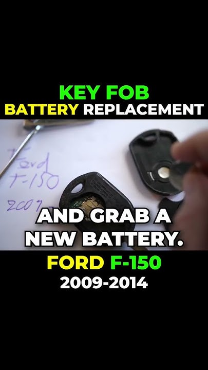 2009 - 2014 Ford F-150 Key Fob Battery Replacement #shorts #ford #f150 ...