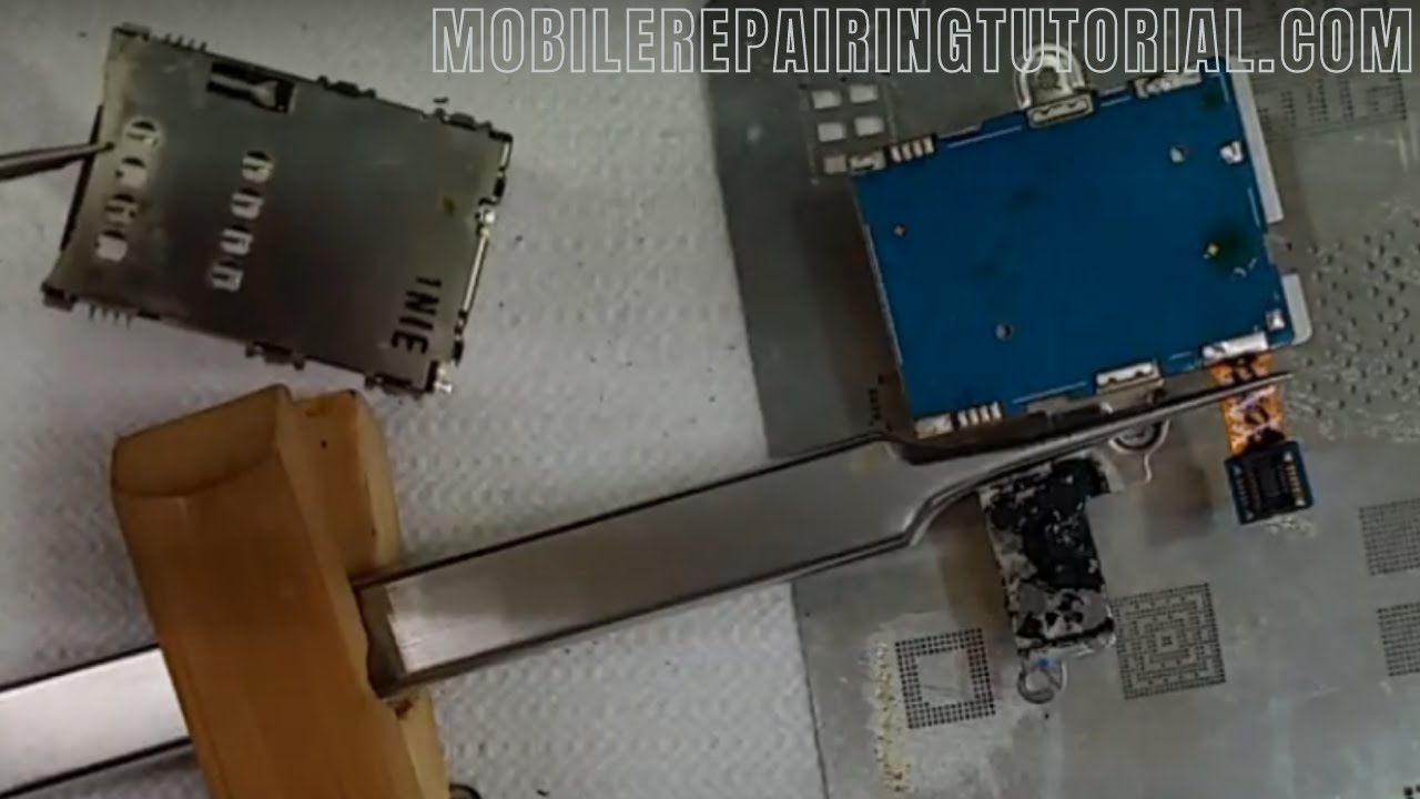 Samsung Galaxy Note 10.1 GT-N8000 Sim Card Slot Replacement - YouTube