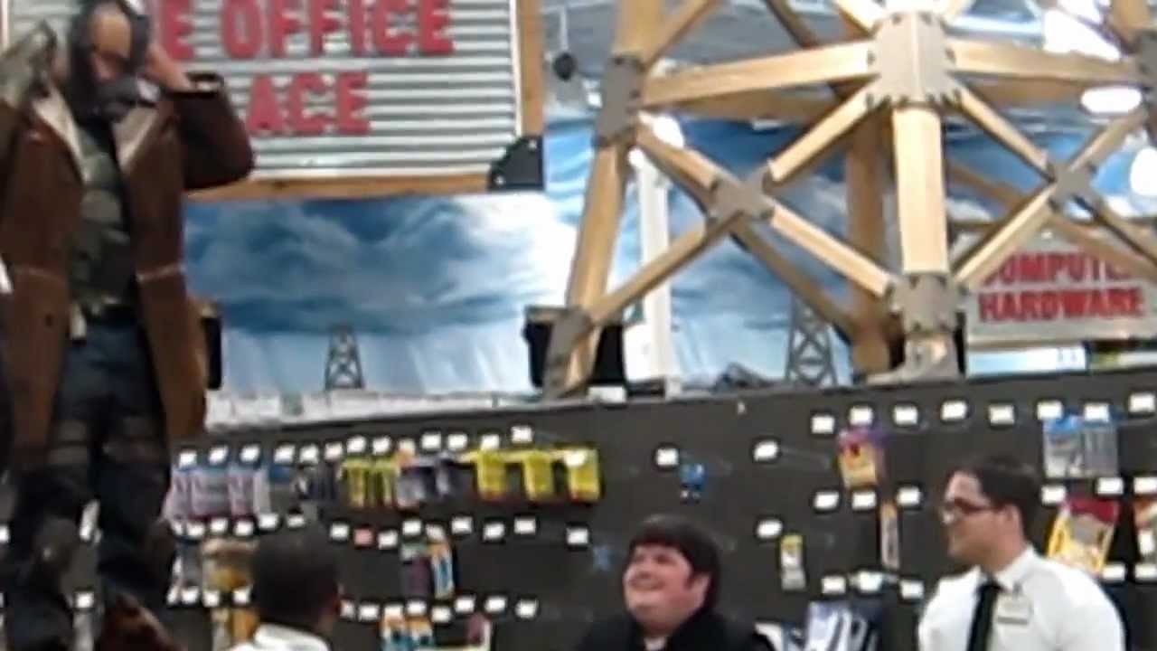 Bane Costume Black gate prison speech - YouTube