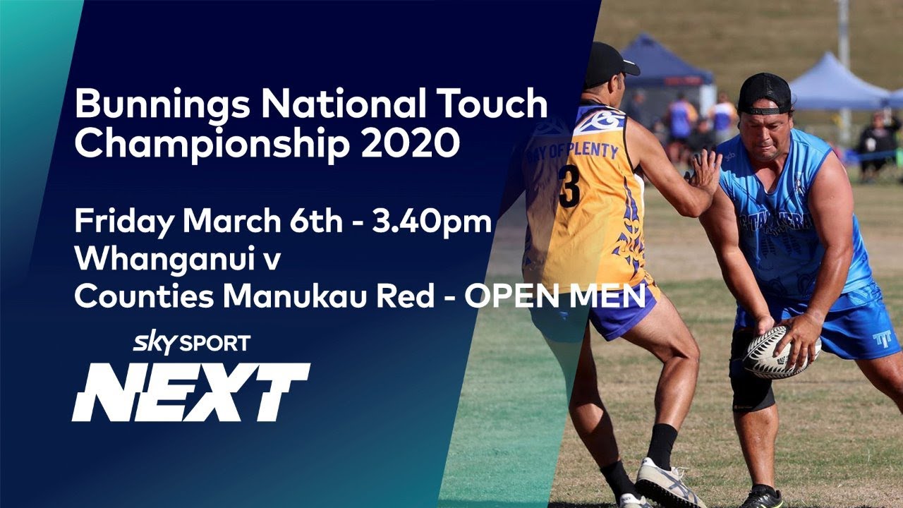 Open Men: Whanganui v Counties Manukau | Bunnings National Touch ...