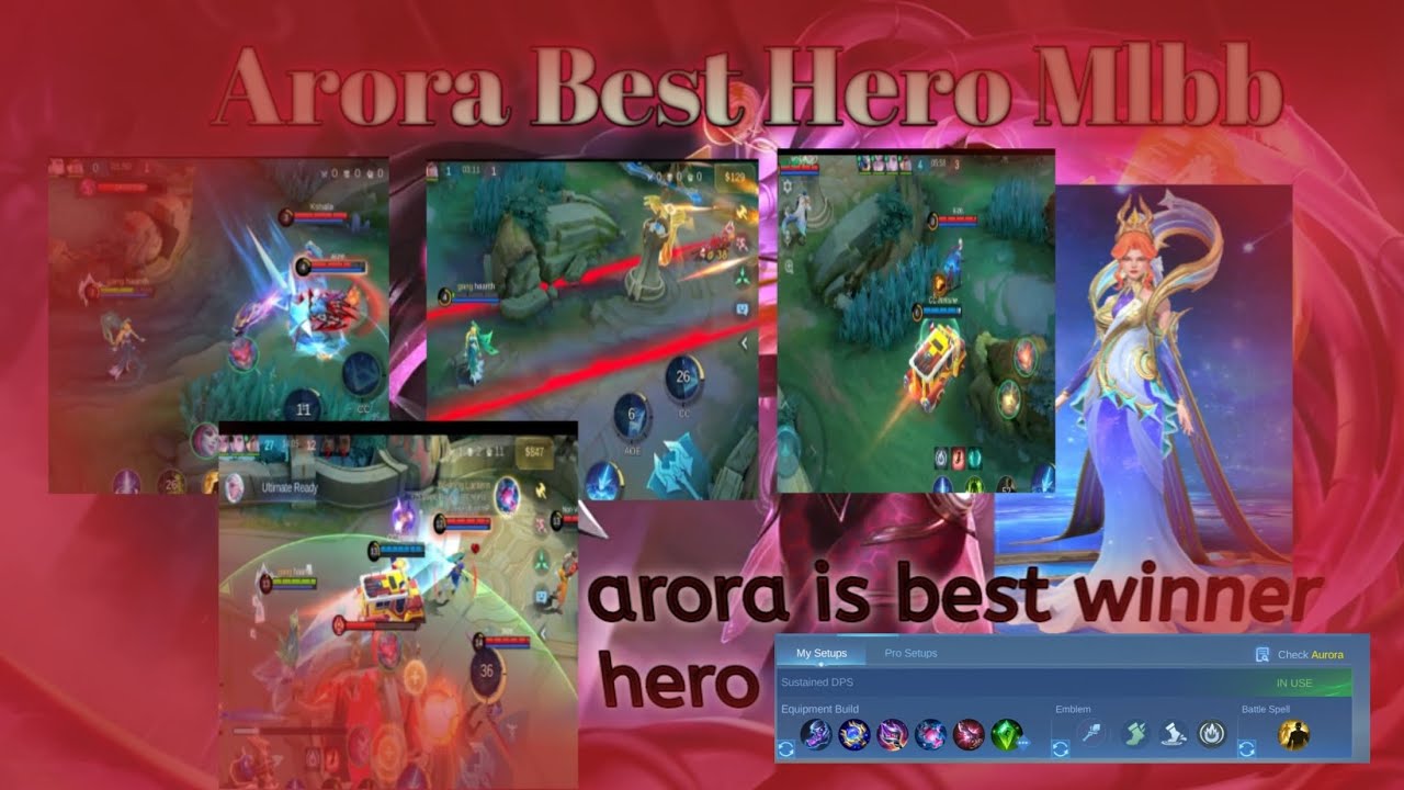 Arora best build and emblem pro set 2024 every time wines 💯 - YouTube