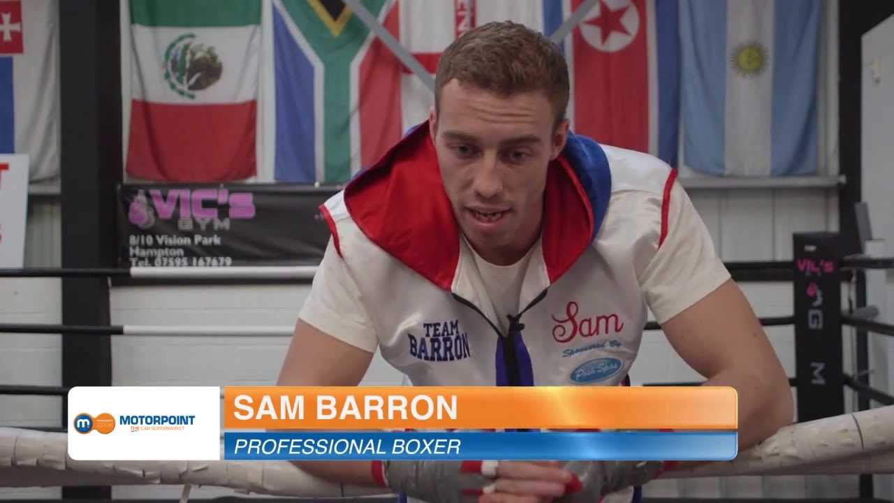 Professional boxer Sam Barron talks about his partnership with Motorpoint - YouTube