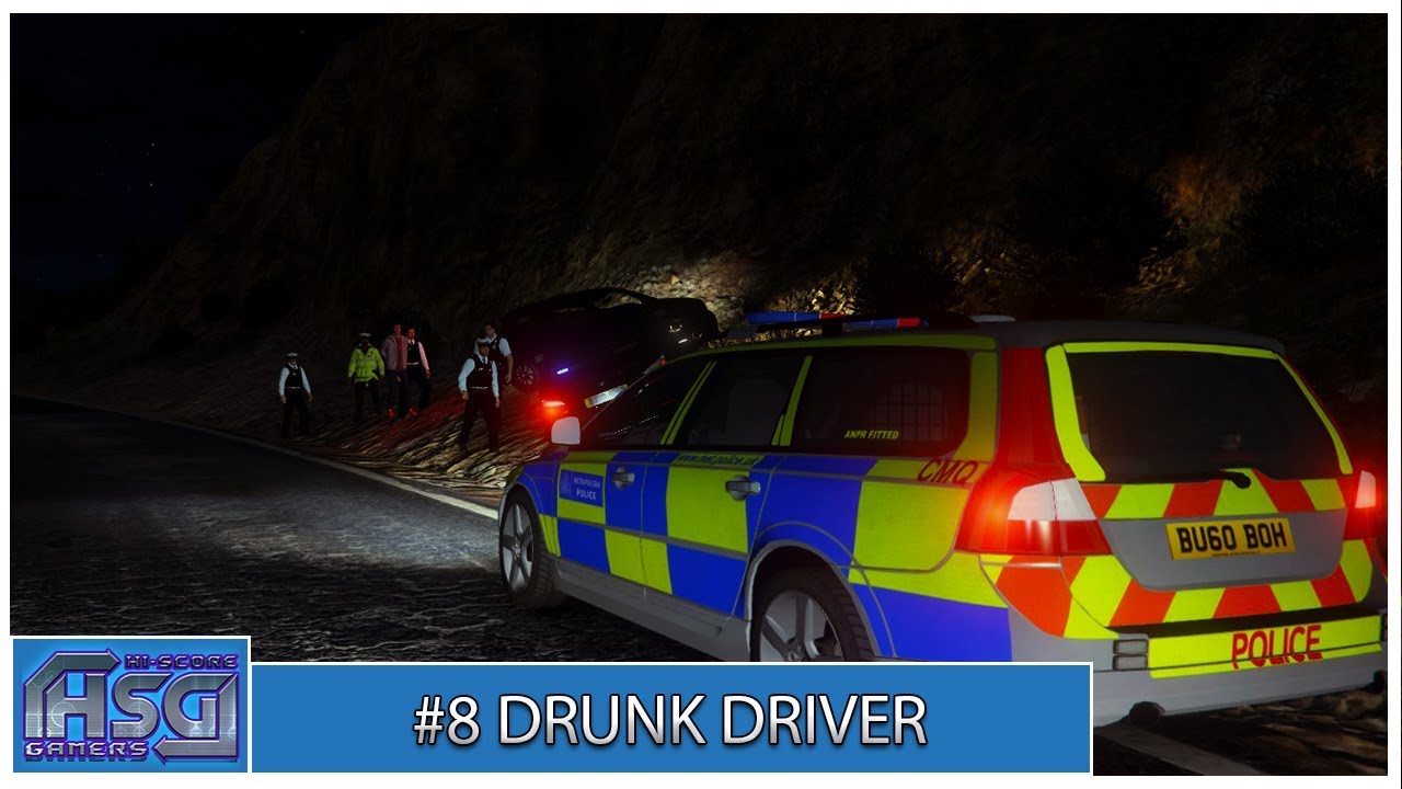 Grand Theft Auto V | London Roleplay Community #8: Drunk Driver - YouTube