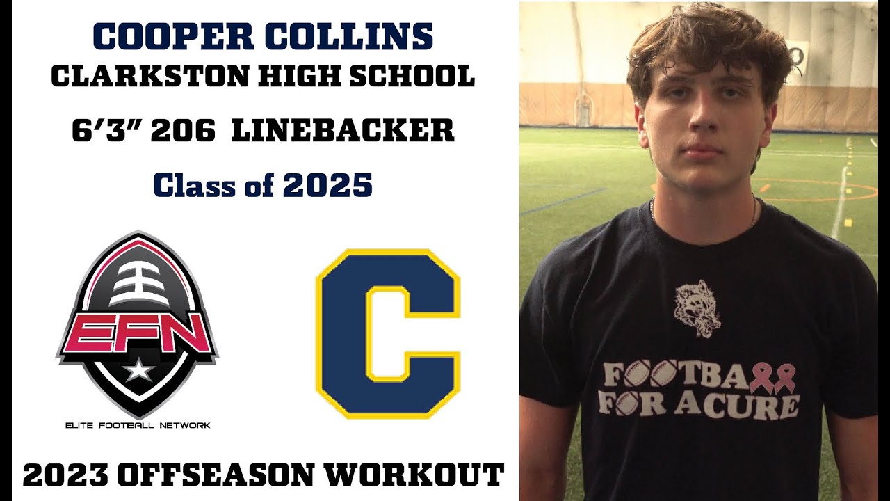 Cooper Collins 2023 Offseason Workout Video - YouTube