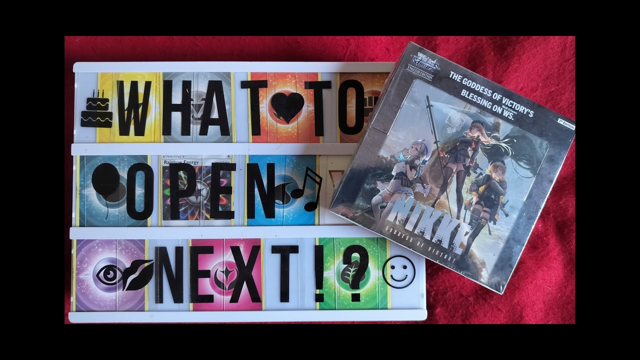 What To Open Next!? 2025 Weiss Schwarz Nikke The Goddess Of Victory ...