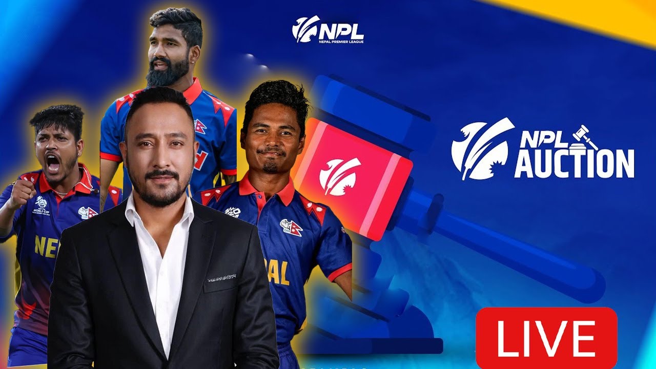 NPL Auction 2025 । Nepal Premier League | 🔴LIVE - YouTube
