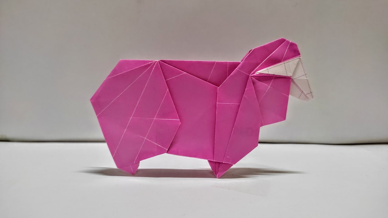 How To Make Origami Sheep | Origami Sheep Step By Step | Origami ...