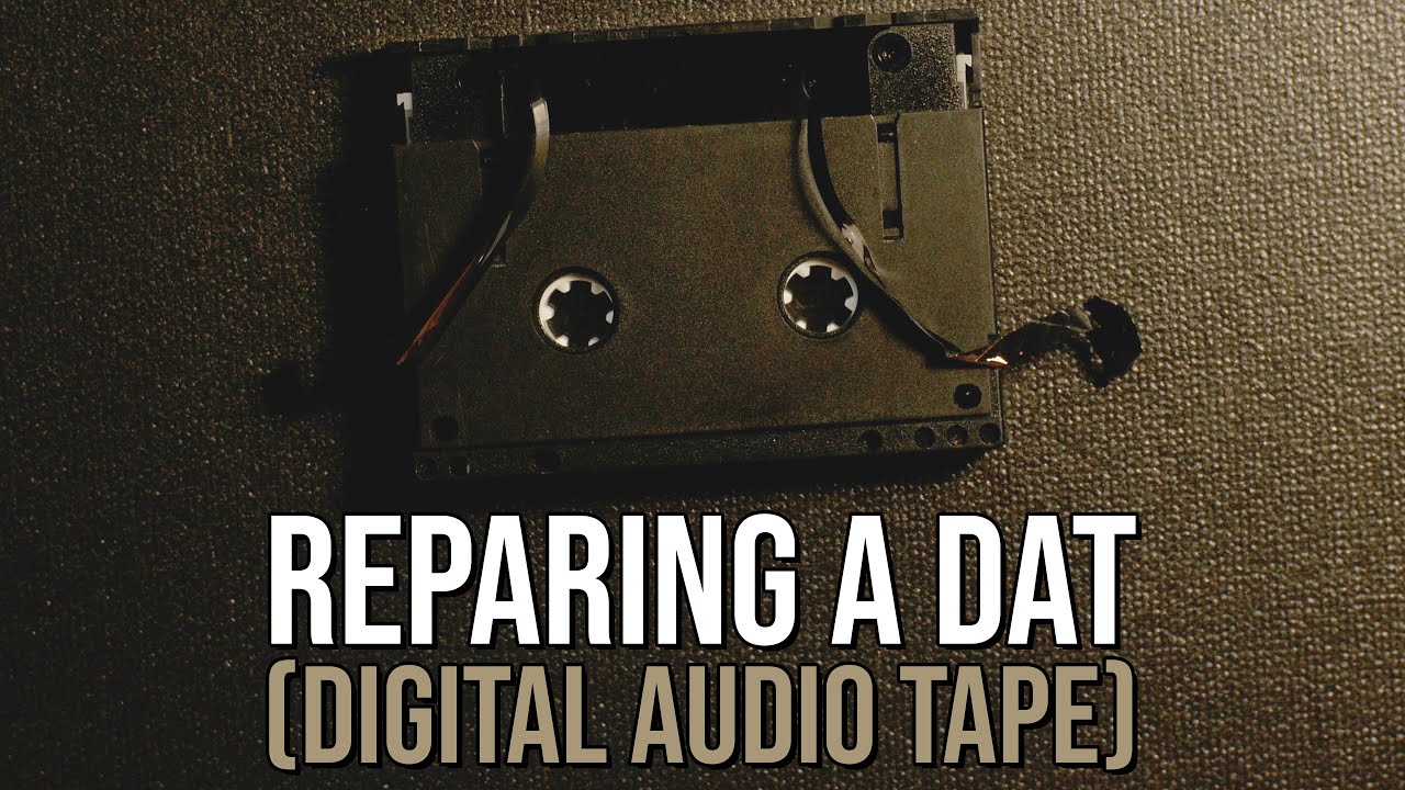 DAT Repair - Digital Audio Tape - YouTube