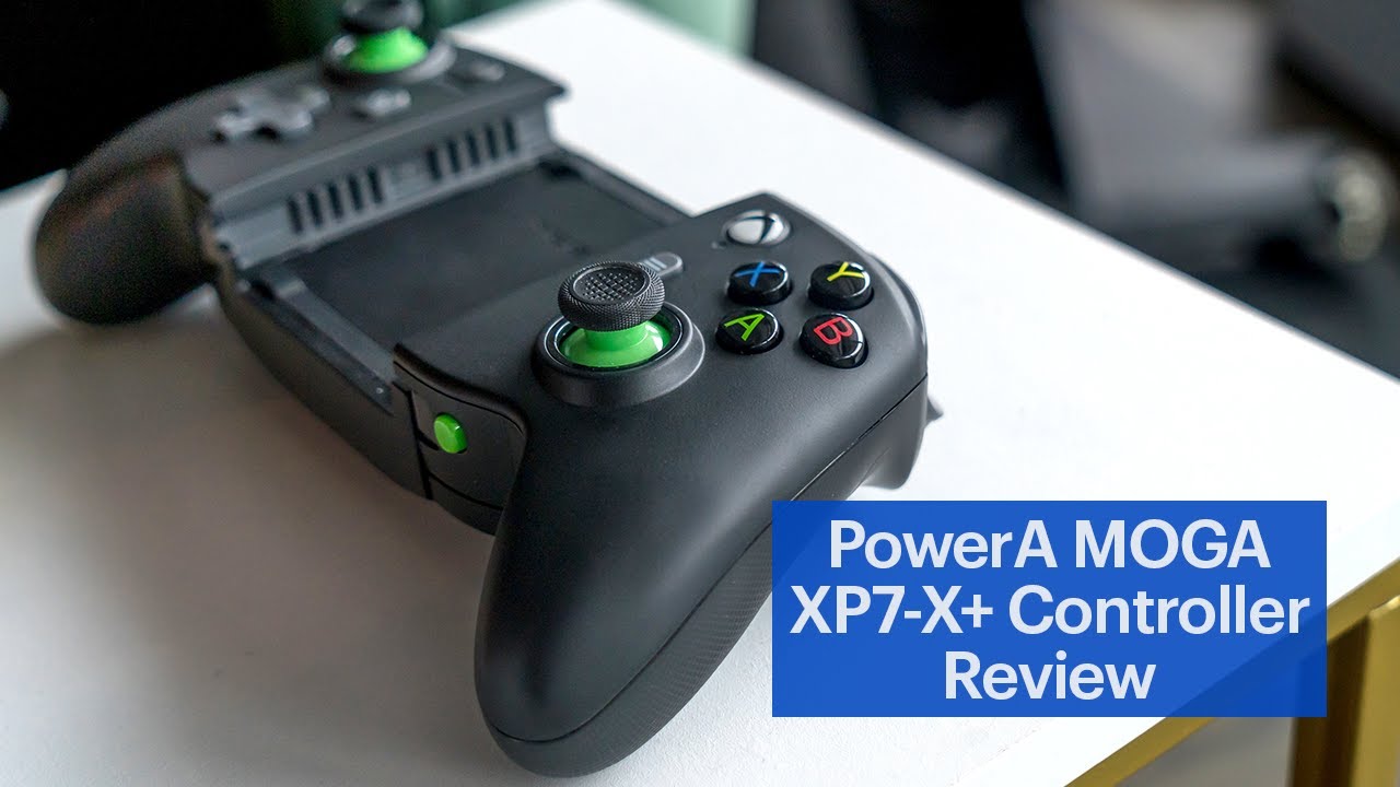 PowerA MOGA XP7-X+ Mobile Gaming Controller Review - YouTube