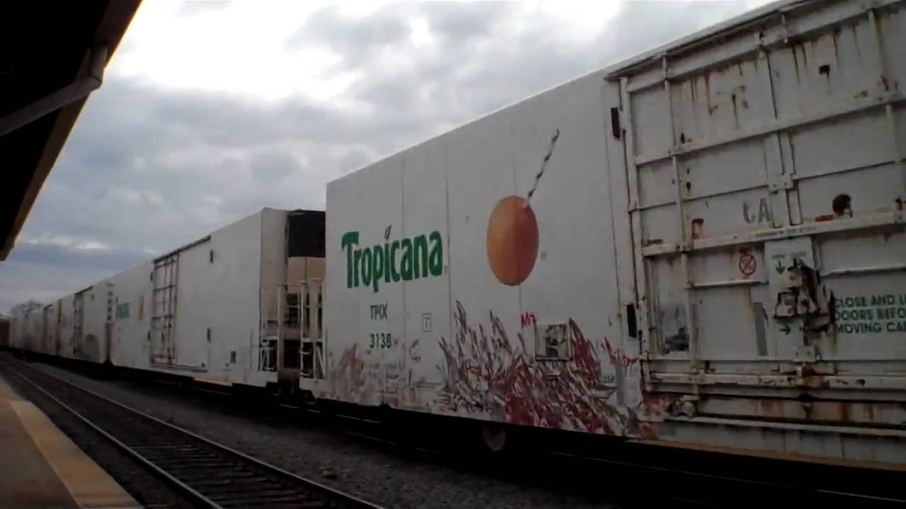 CSX Train No. Q741 Tropicana "Juice Train" Southbound Alexandria, VA ...