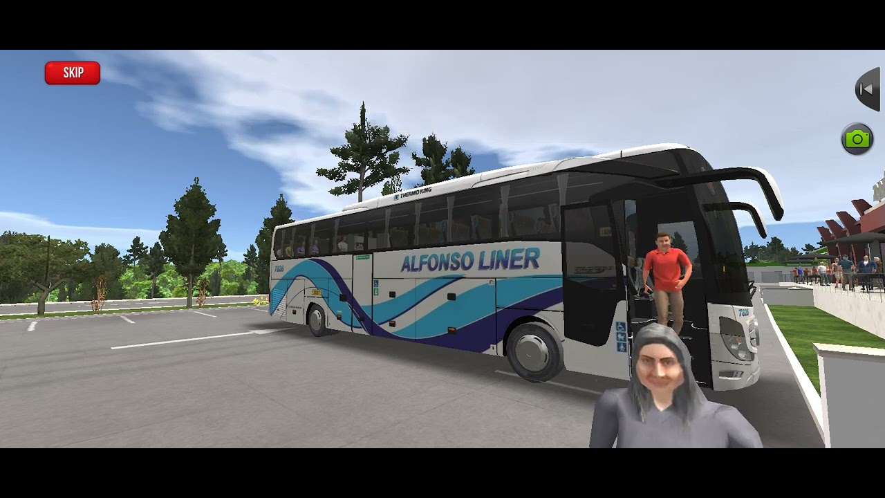 bus simulator gaming Alfonso liner - YouTube