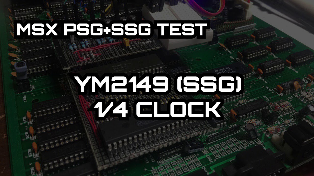 MSX PSG + SSG TEST - YouTube