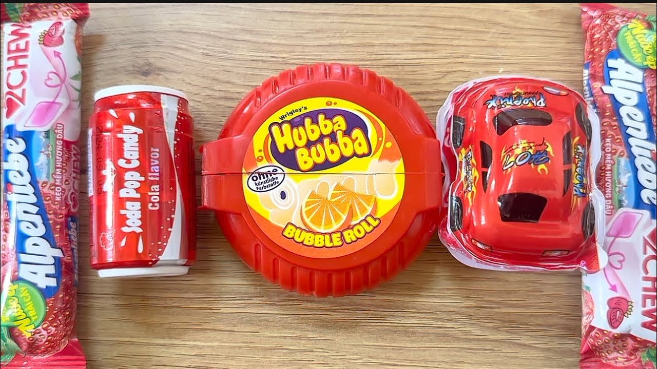 New Some Lot's of Candy hubba bubba and Sweets Unpacking | ASMR ...