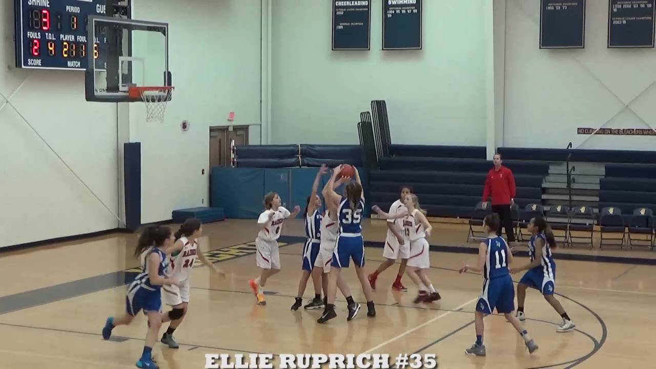 Ellie Ruprich 8th Grade Basketball Highights - YouTube