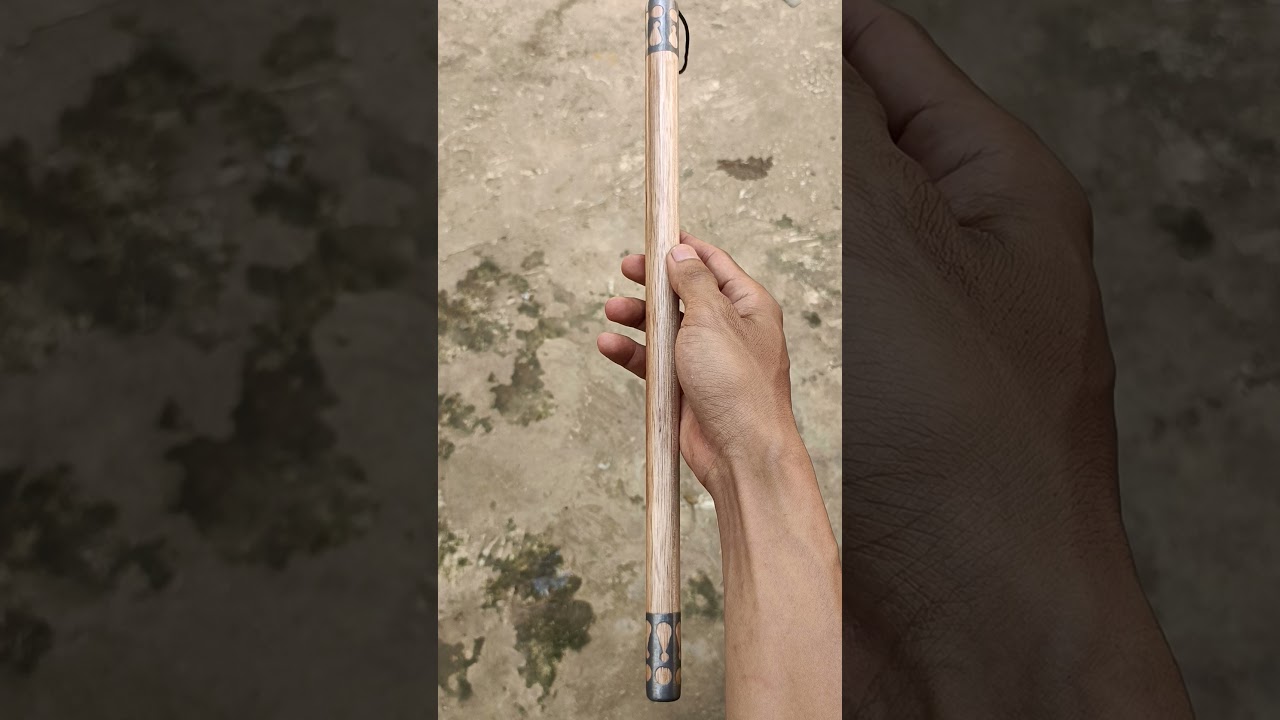 Cemeti dari kayu palawan putih - YouTube