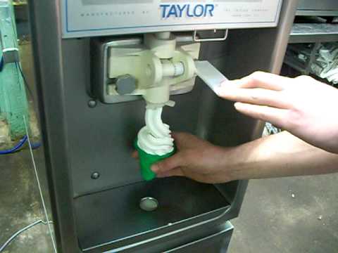 Taylor 150 ice cream machine - YouTube