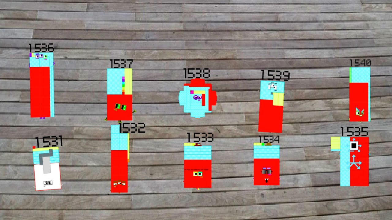 Numberblocks Band Retro 1501 to 1540 (Each Sounds) (OFFICIAL) - YouTube