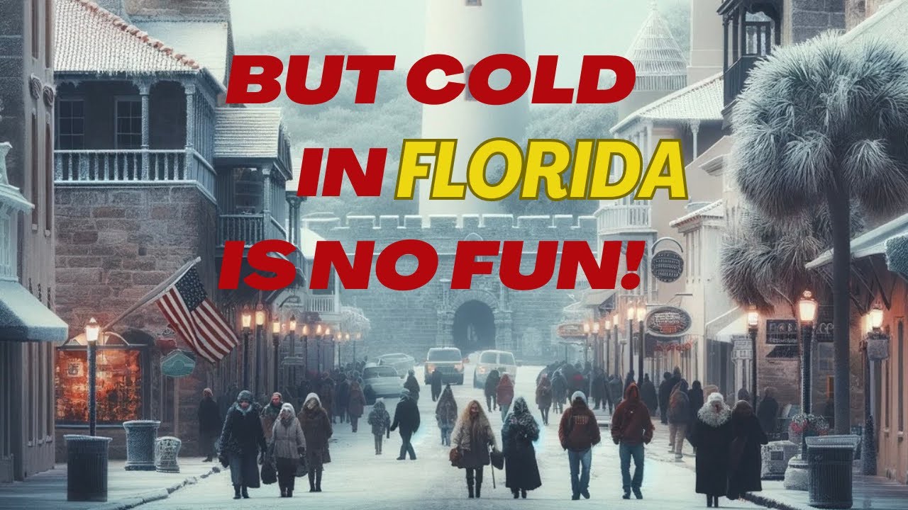 But Cold in Florida is no Fun ! Watch St. Augustin Florida the oldest ...