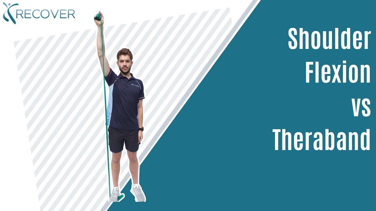 Exercise Guide - Shoulder Flexion vs Theraband - YouTube