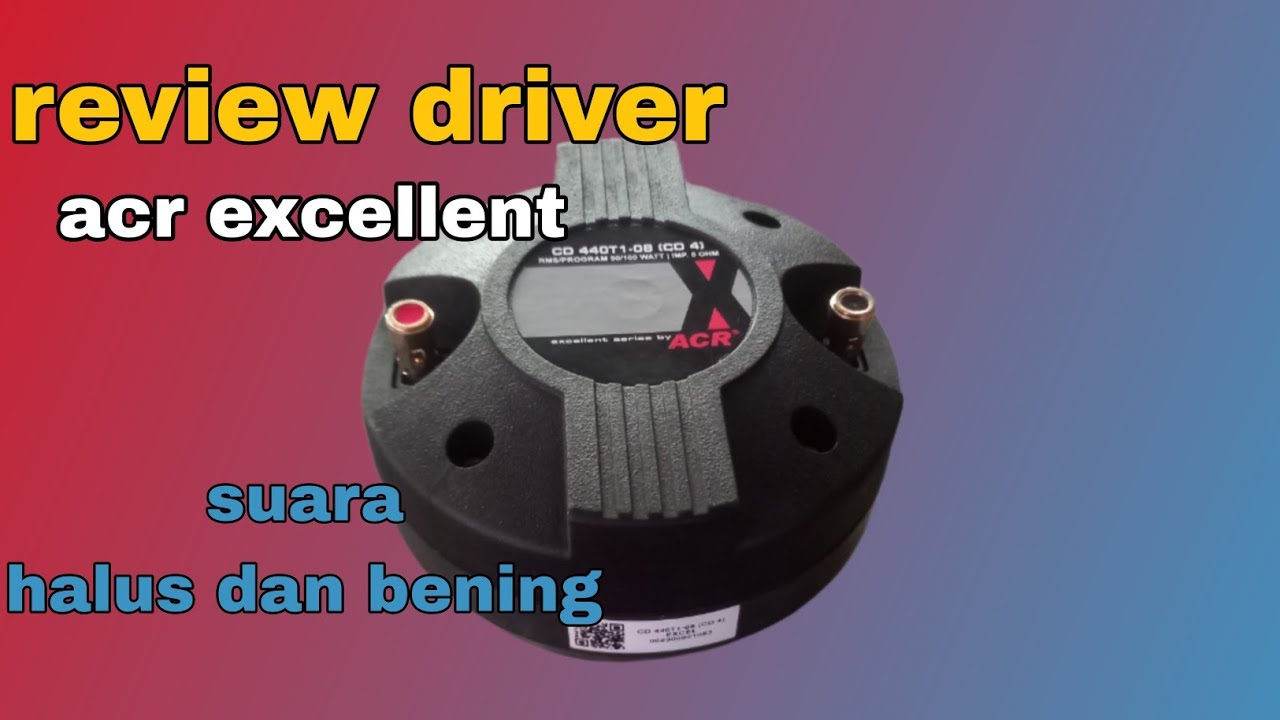 Review driver twiter excellent series by.ACR - YouTube