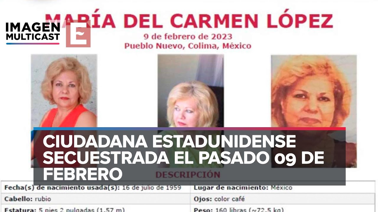 FBI indagará secuestro de María del Carmen en Villa Álvarez, Colima ...