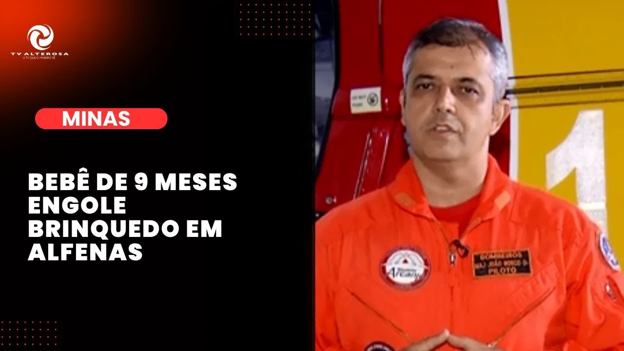 Bebê de 9 meses engole brinquedo em Alfenas - YouTube
