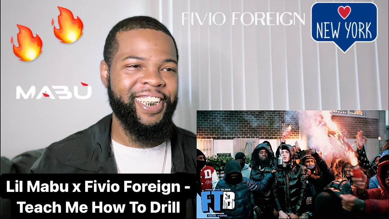 MABU GET A PASS!!! Lil Mabu x Fivio Foreign - Teach Me How To Drill ...