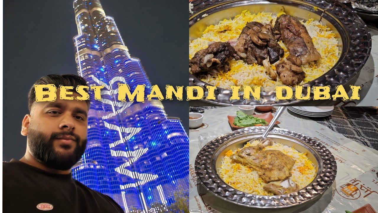 Best Mutton Mandi in Dubai | Huge Goat Platter | Al Barajeel Restaurant ...