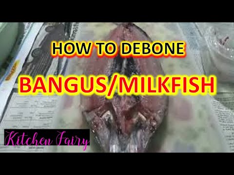 How to debone BANGUS/MILKFISH | BONELESS BANGUS | Kitchen Fairy - YouTube