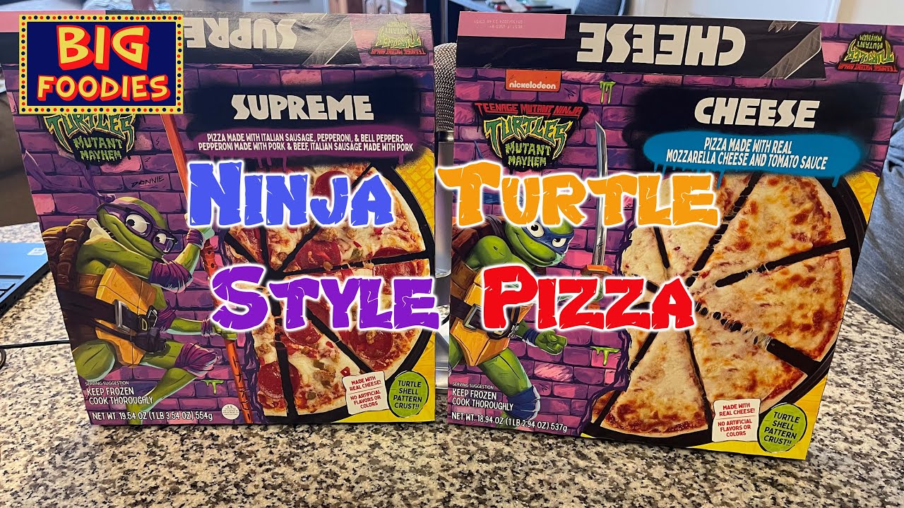 Teenage Mutant Ninja Turtle Pizza Review - YouTube