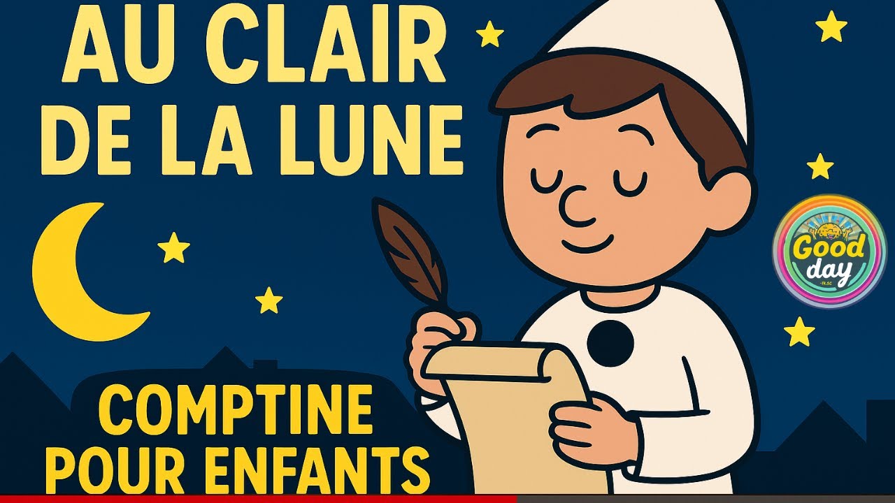 Au clair de la lune 🌙 | Comptine pour enfants et bébés 🎶 | Chanson ...