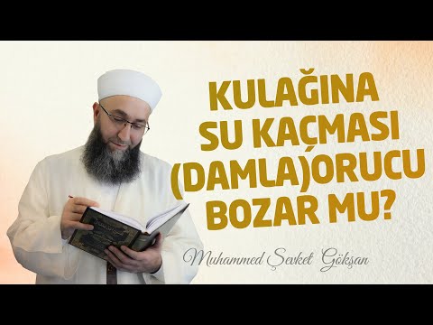 Kulağına su kaçması (Damla) orucu bozar mı? | Fetva Rehberi