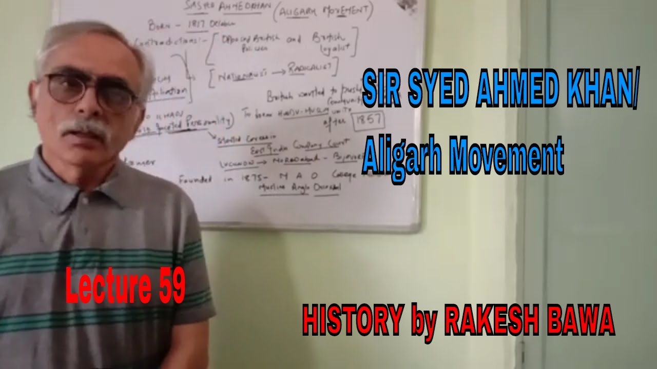 Sir Syed Ahmed Khan/Aligarh movement/Modern History - YouTube