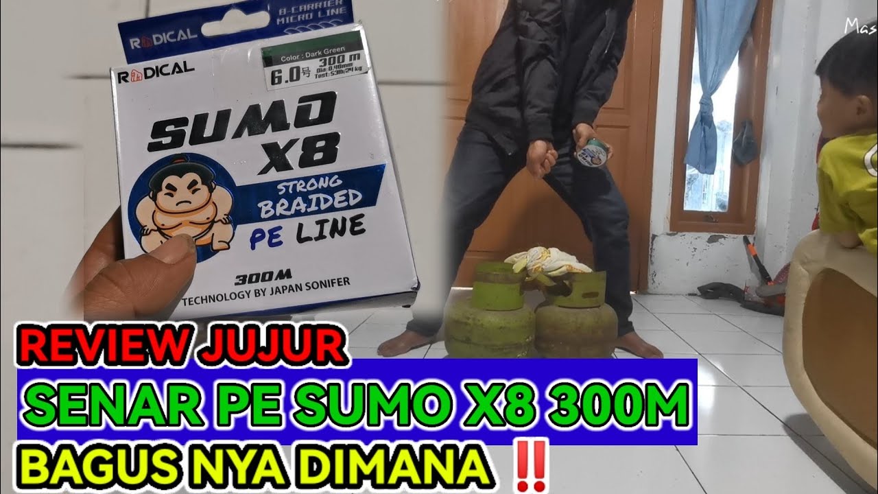 KEKURANGAN DAN KELEBIHAN SENAR PANCING PE SUMO X8 PANJANG 300 METER ...