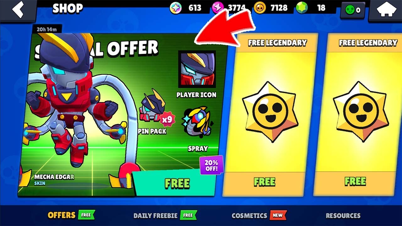 MECHA EDGAR AWESOME!!!!🔥 LEGENDARY BEST NEW GIFTS🎁 11 NEW BRAWLERS ...