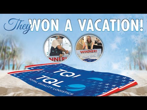 They won vacations…