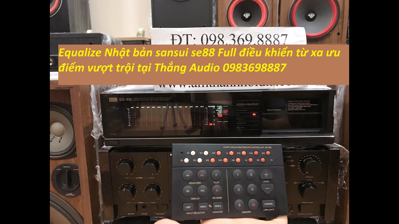 Cùng trải nhiệm equalize Sansui se88 japan cùng điều khiển từ xa vô ...