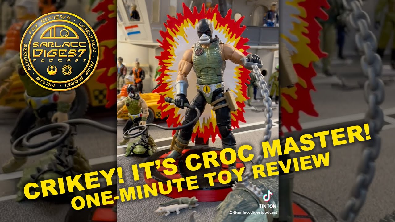 Crikey! It's the Croc Master. One-Minute toy Review GI Joe Classified ...