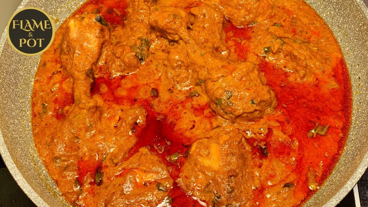 HYDERABADI WEDDING SPECIAL RED CHICKEN RECIPE | HYDERABADI RED GRAVY ...