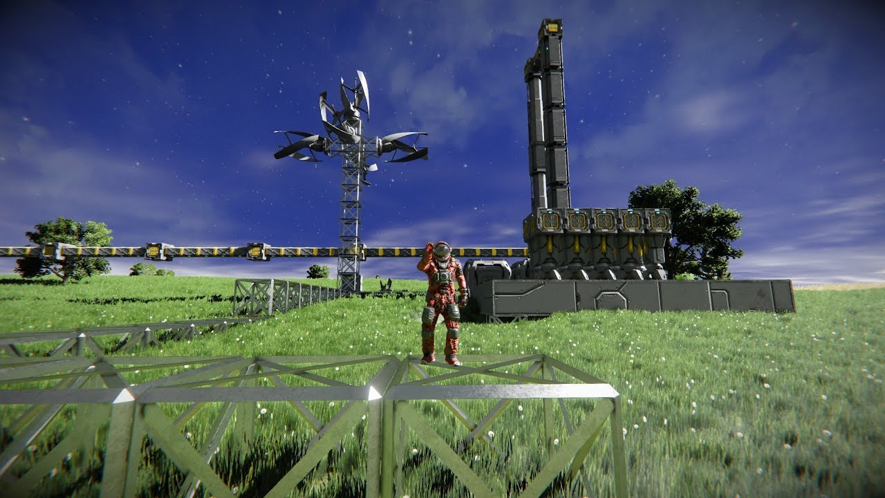 Space Engineers - Solar System - Finishing the Elevator - YouTube