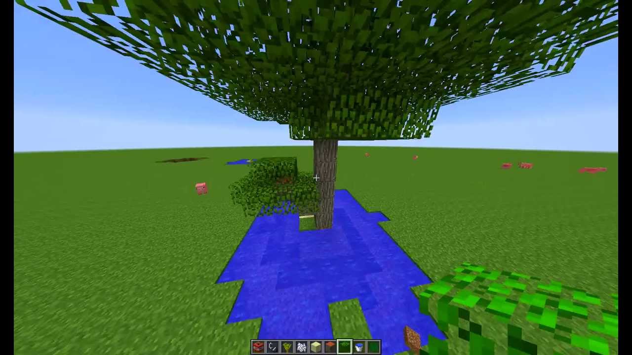 How to make an easy and nice pond- Minecraft - YouTube