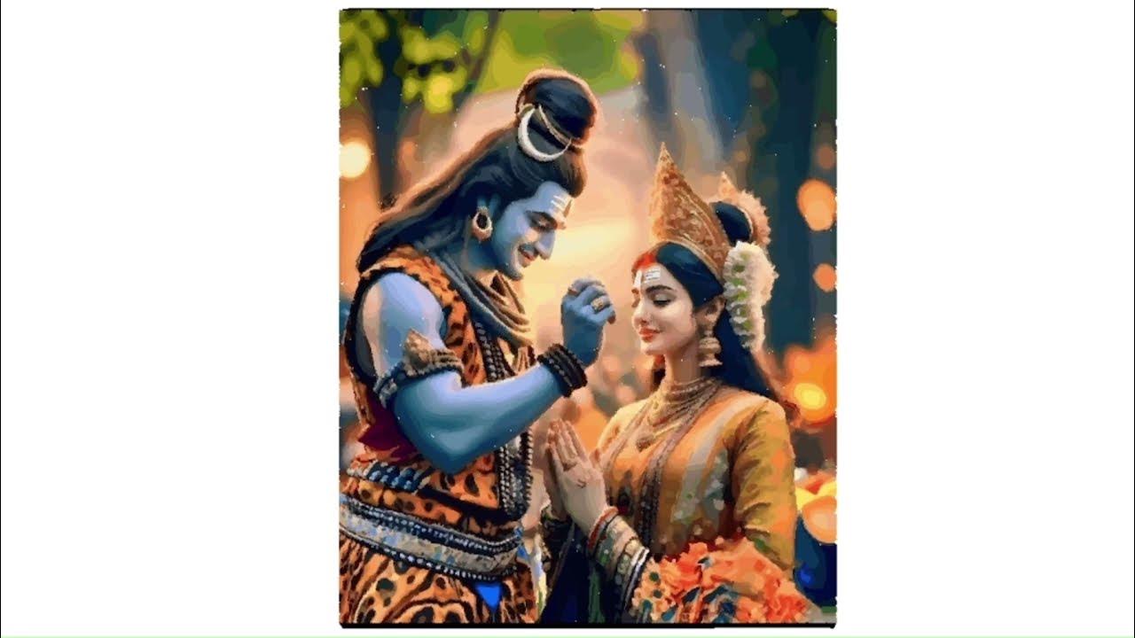 Drawing Shiv Parvati Using Python Turtle. || CoderHuBhai ||. Shiv Parvati ji ka image kaise ...