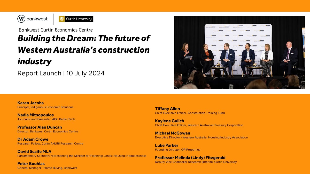 Building the Dream: The future of Western Australia's construction ...