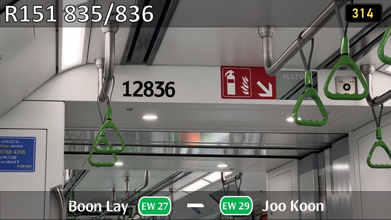 [SMRT] ALS R151 ~ 835/836 ~ EW27 Boon Lay → EW29 Joo Koon - YouTube