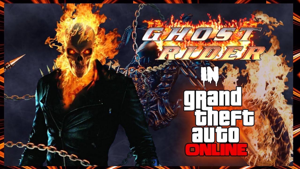 Ghost Rider arrive to GTA Online - GTA 5 PS4 (no mods) #BISG - YouTube