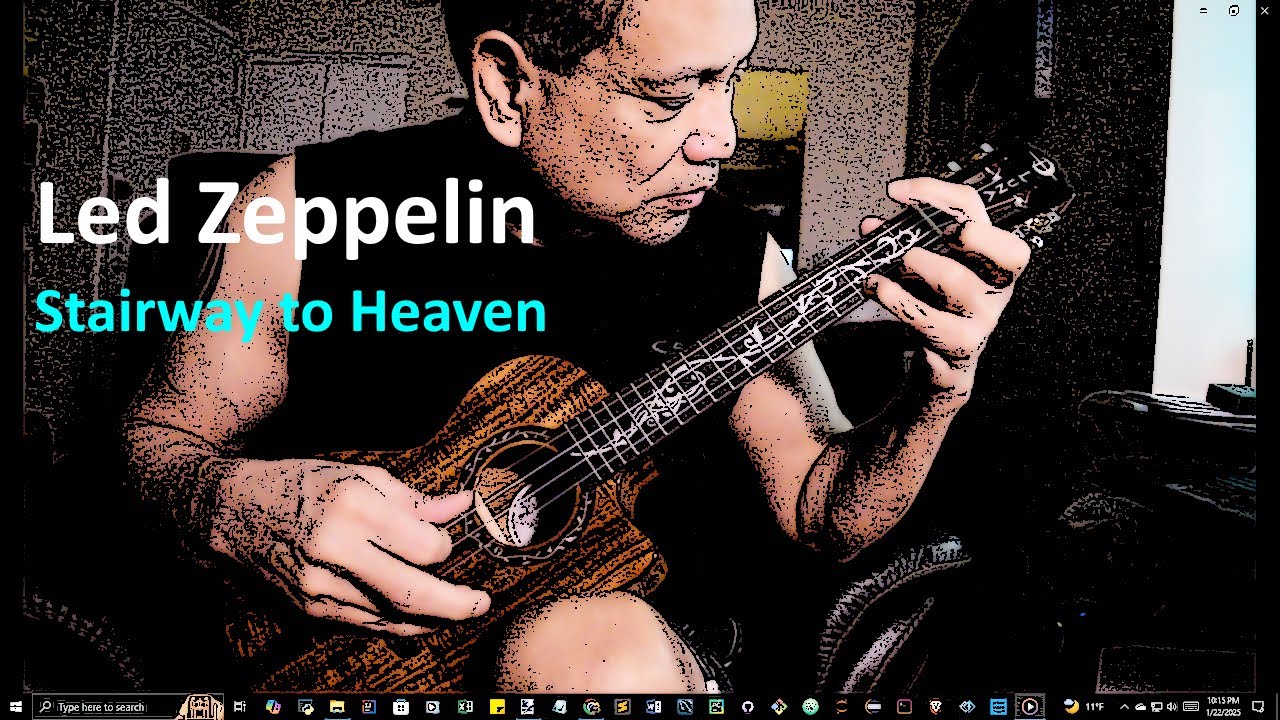 Led Zeppelin - Stairway to Heaven (Ukulele Cover) by Claro Evangelista ...