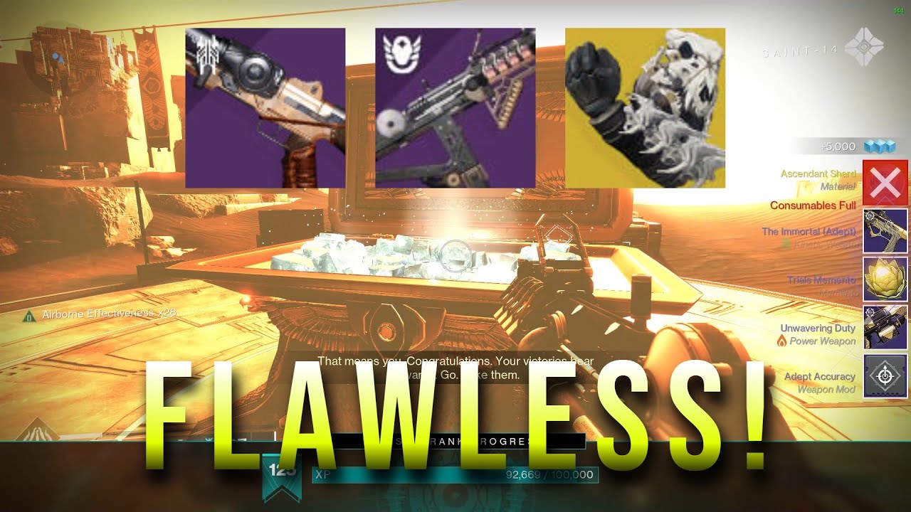 Mediocre PVP Player VS Solo Queue Trials (ADEPT SMG!) | Destiny 2 ...