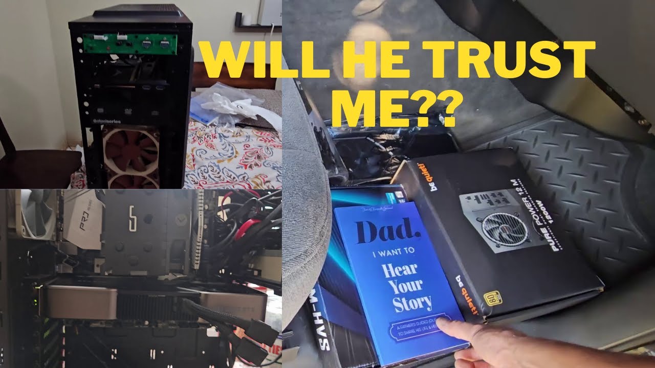 Last year I broke his computer, this year I made him cry! - YouTube
